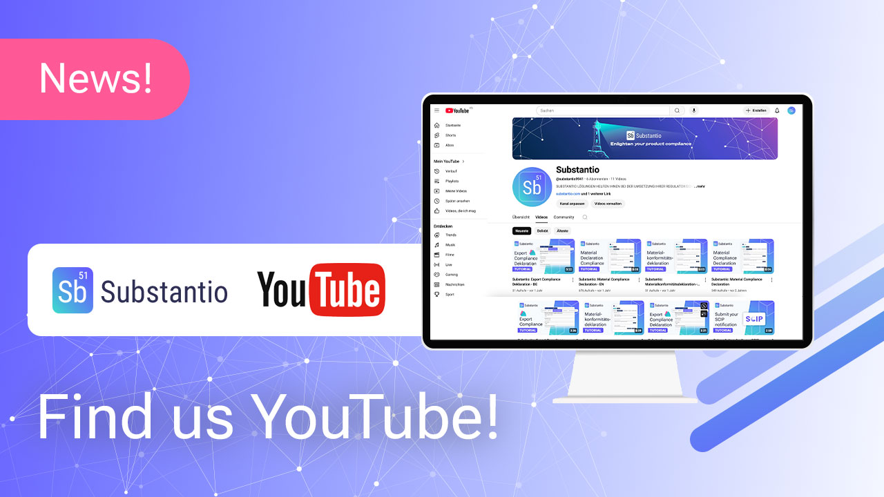Find us YouTube | Substantio